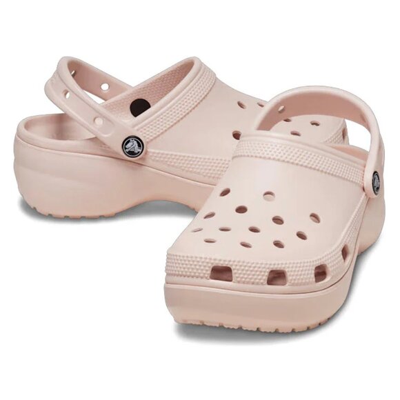 CROCS | Shoes | Crocs Quartz Platform Chunky Clogs Womens 9 Light Baby ...